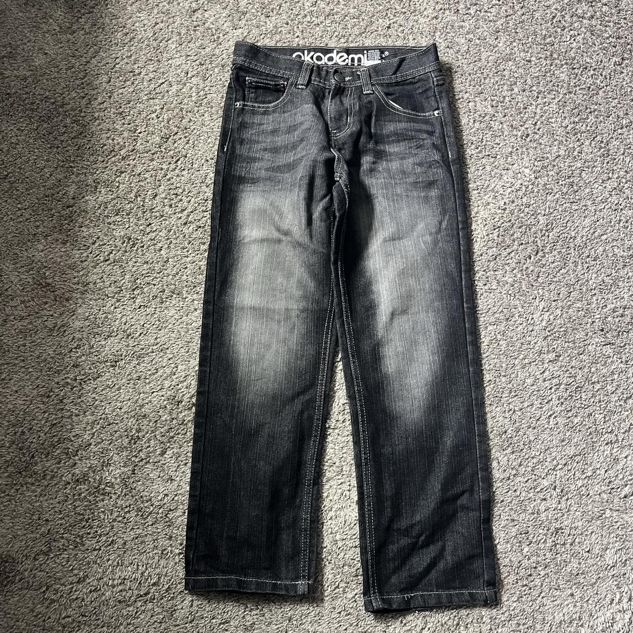 Super sick y2k kids akademiks jeans, dm me with any... - Depop