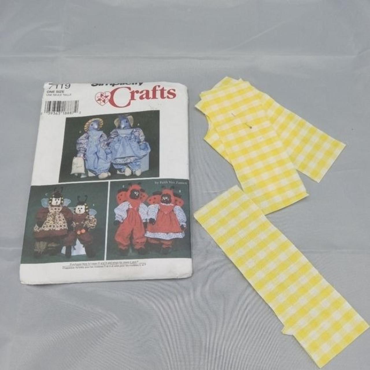 Simplicity Sewing Pattern 7119 Stuffed Bluebird... | Depop