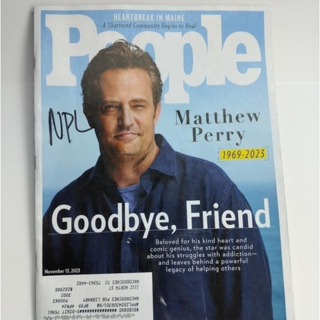 2 People Magazines Matthew Perry's Death Tribute... | Depop