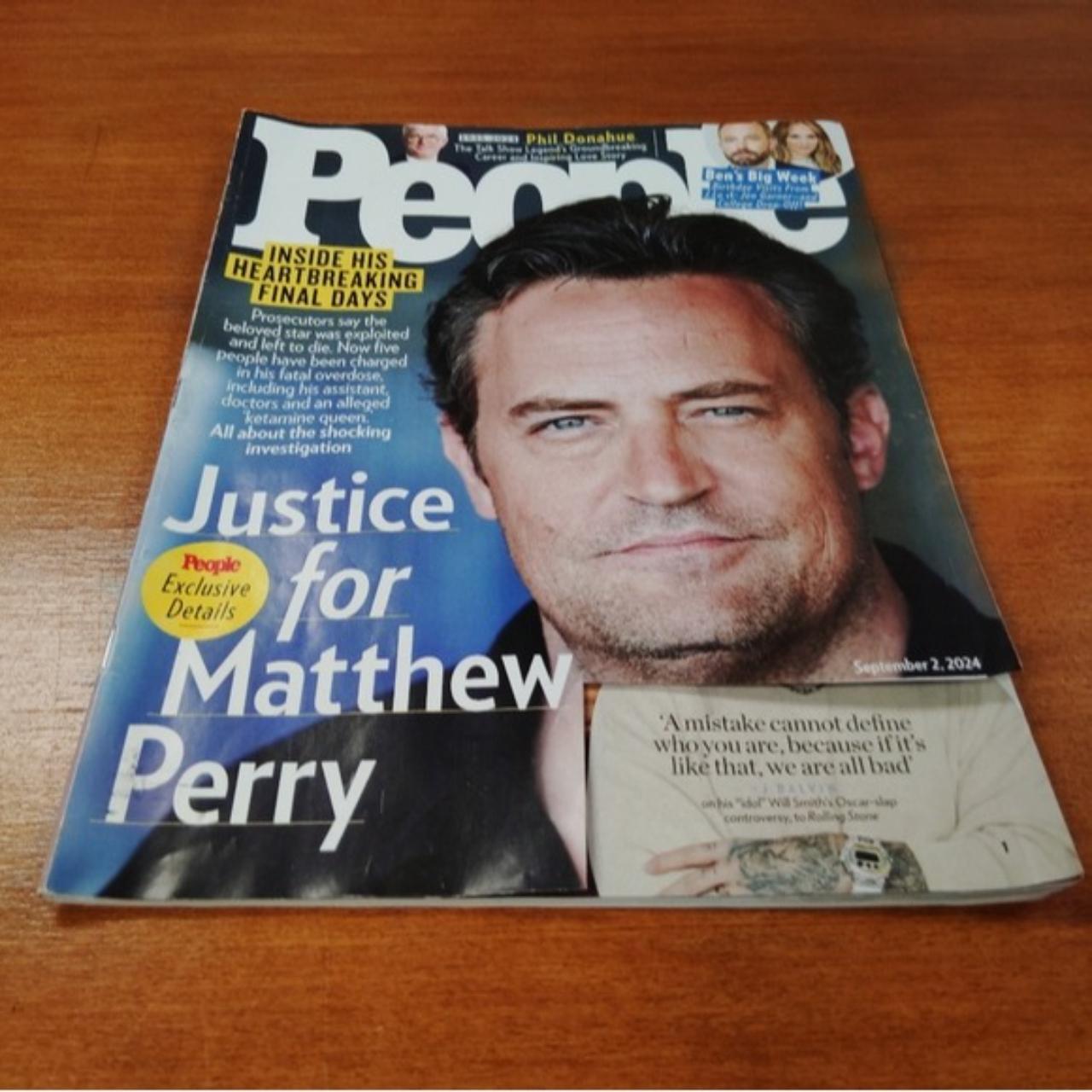 2 People Magazines Matthew Perry's Death Tribute... | Depop