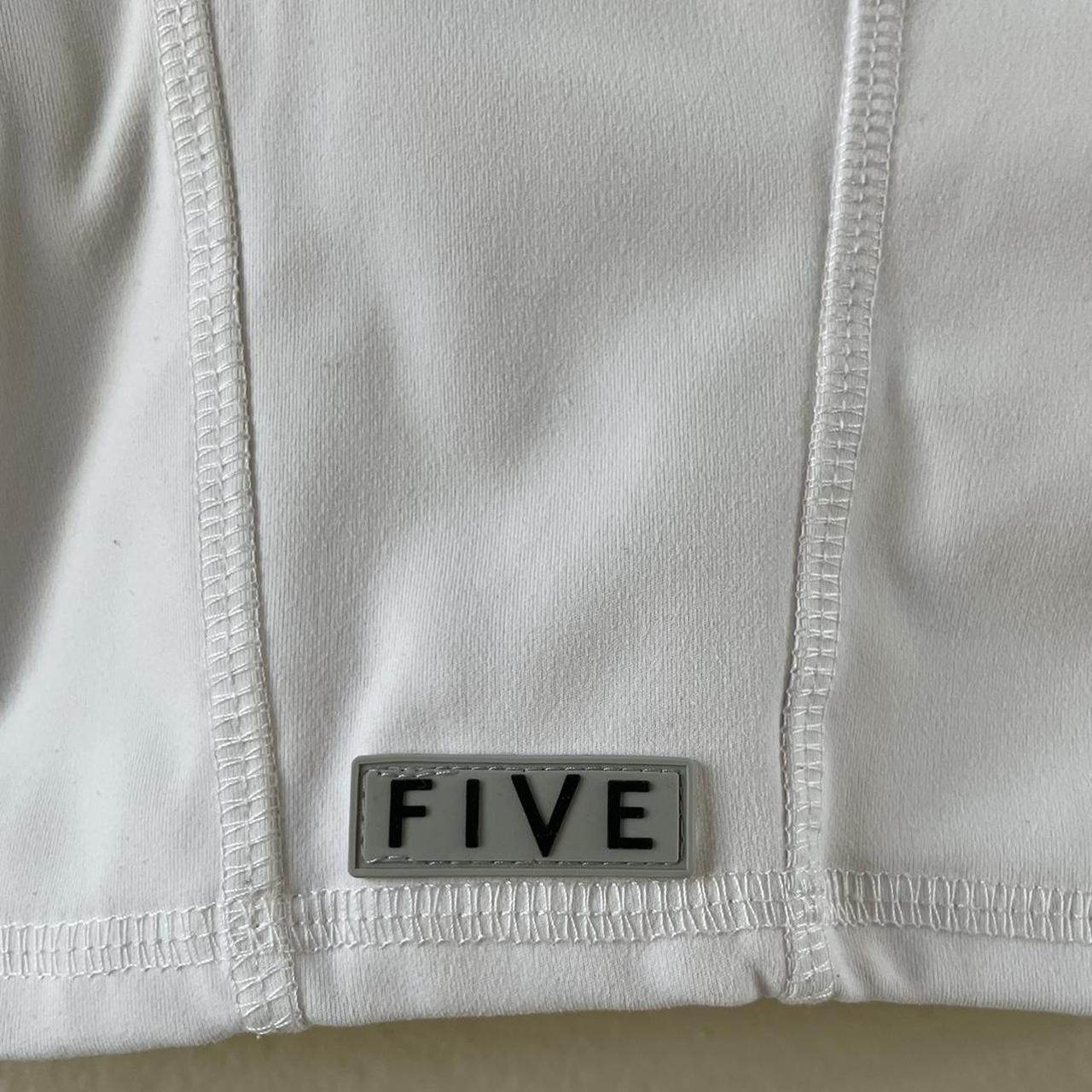 five the label white tank fits a size xs or small /... - Depop