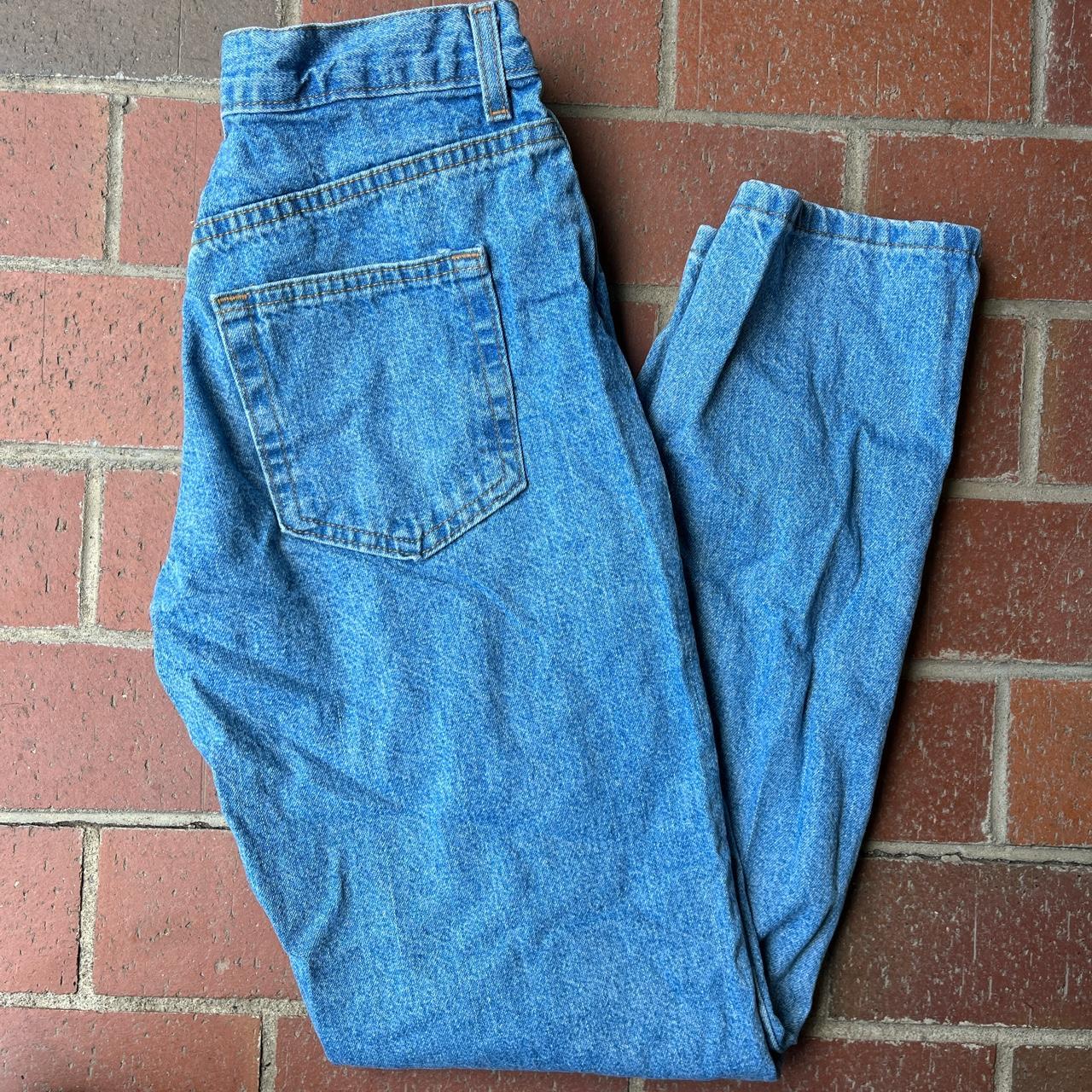 Light wash classic fit Faded Glory jeans size 8 - Depop