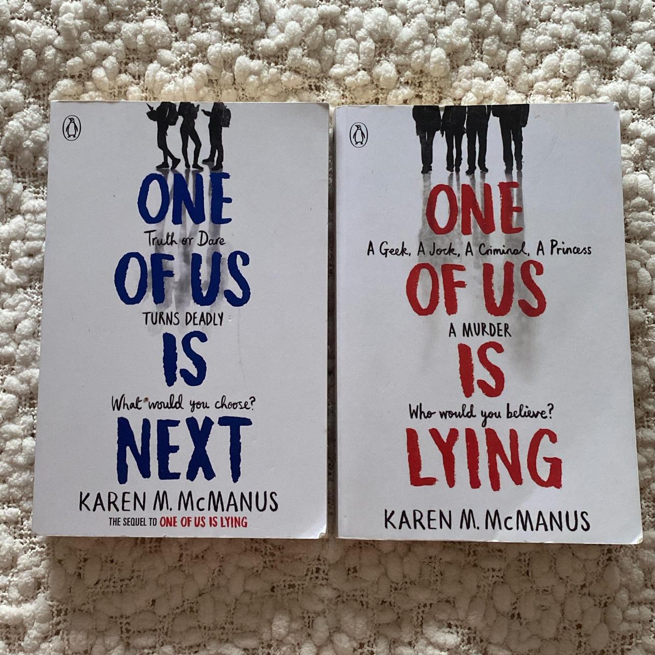 1&2 one of us is lying books 2 piece set RRP:$12... - Depop