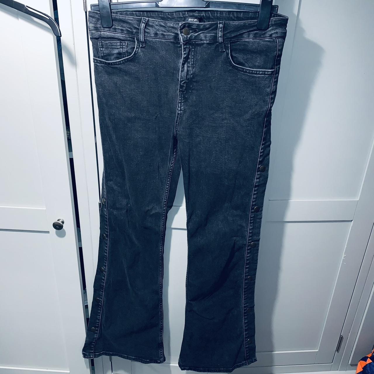 Most amazing pair of jeans ever!! Black denim... - Depop