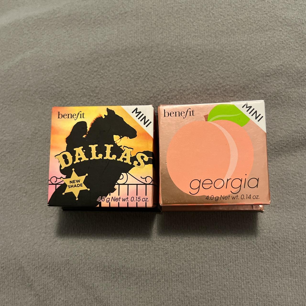 Benefit mini Georgia and Dallas!!! Each retail for... - Depop