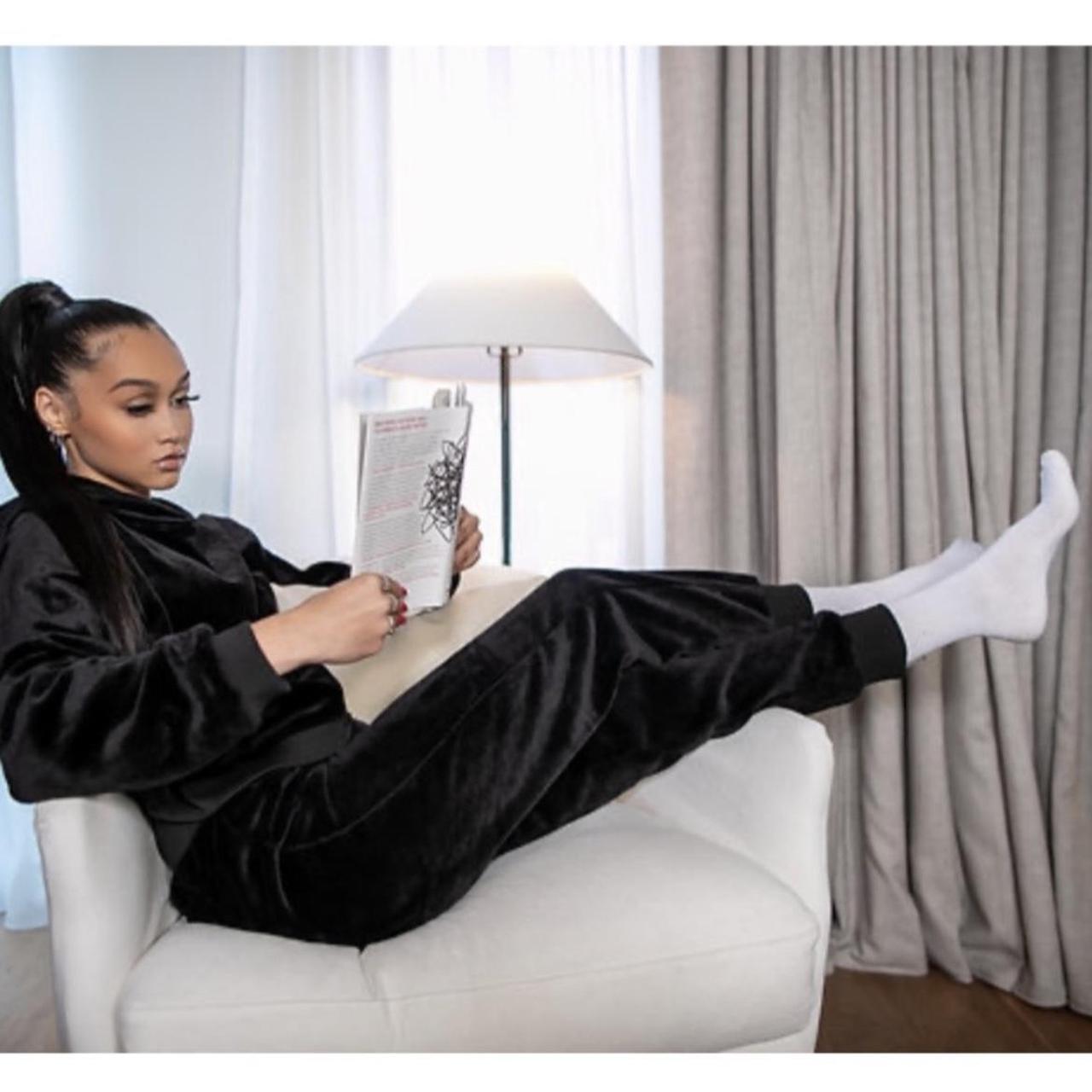 Sahlt Black Joggers Great Condition Draw string... | Depop