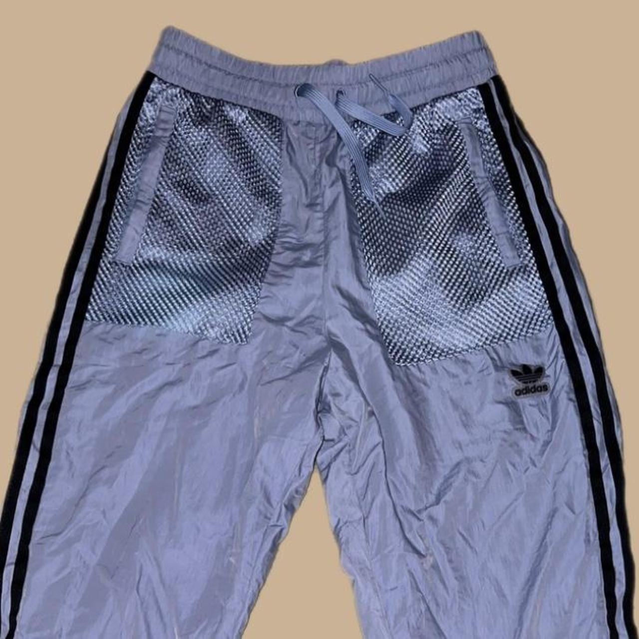 Adidas purple shell suit joggers #adidas... - Depop