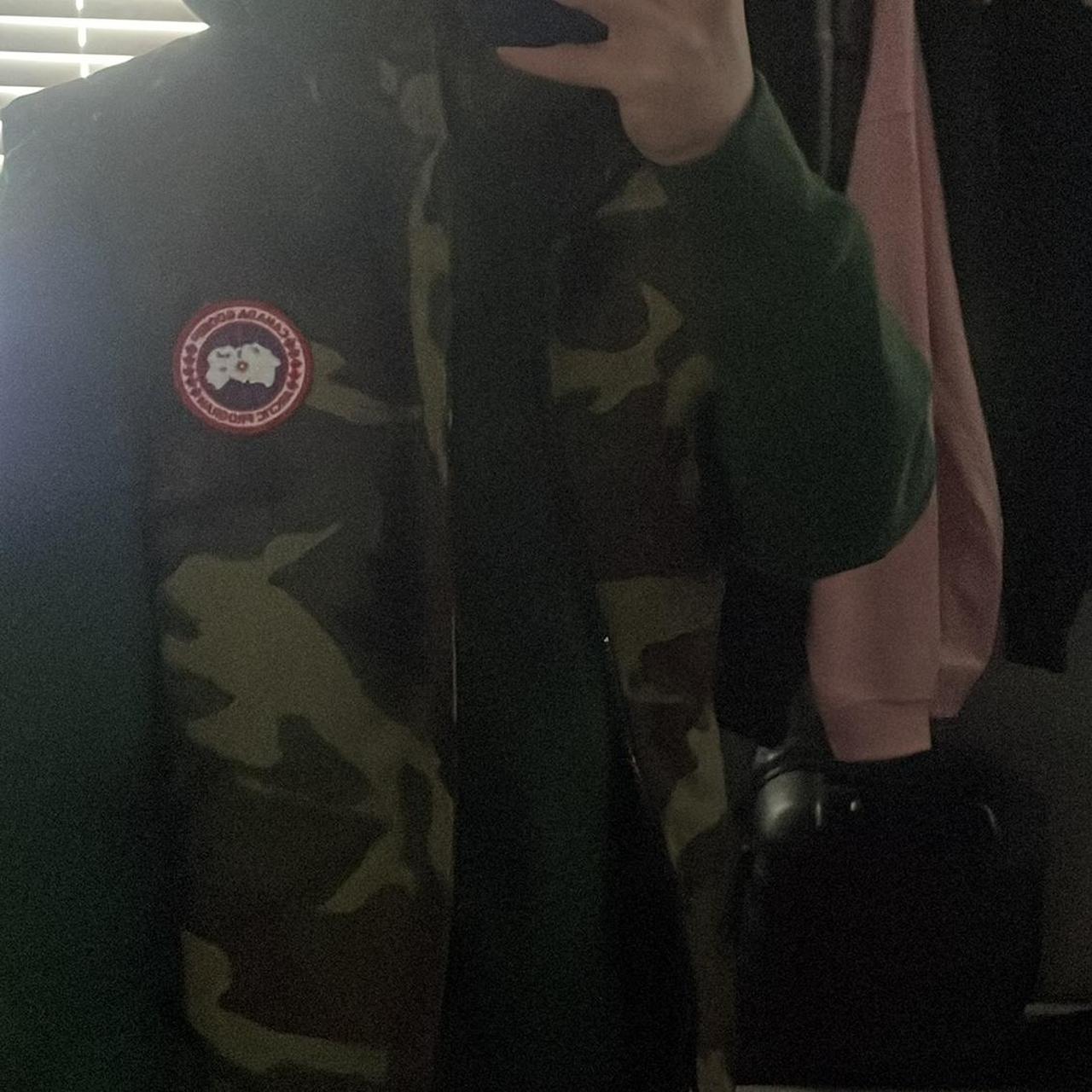 Canada goose gilet camo 100% authentic can provide... - Depop