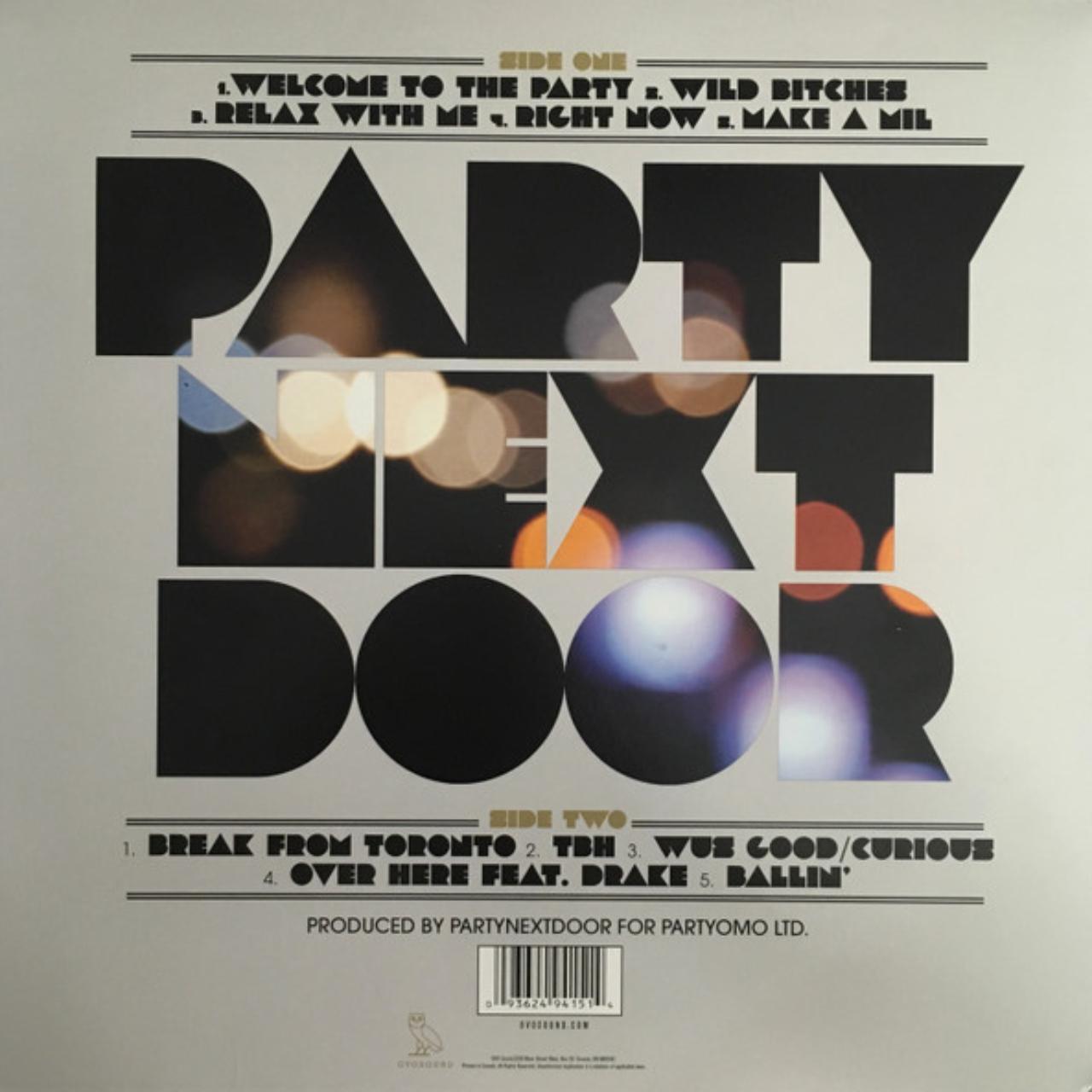 PARTYNEXTDOOR - Self-Titled EP. Black pressing.... - Depop