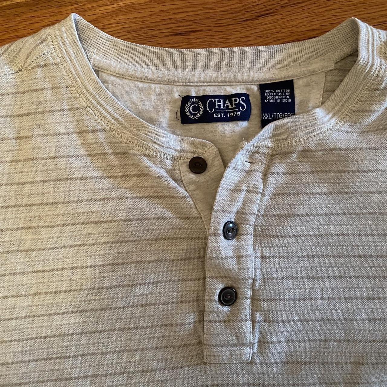 nice chaps long sleeve message w any questions! - Depop