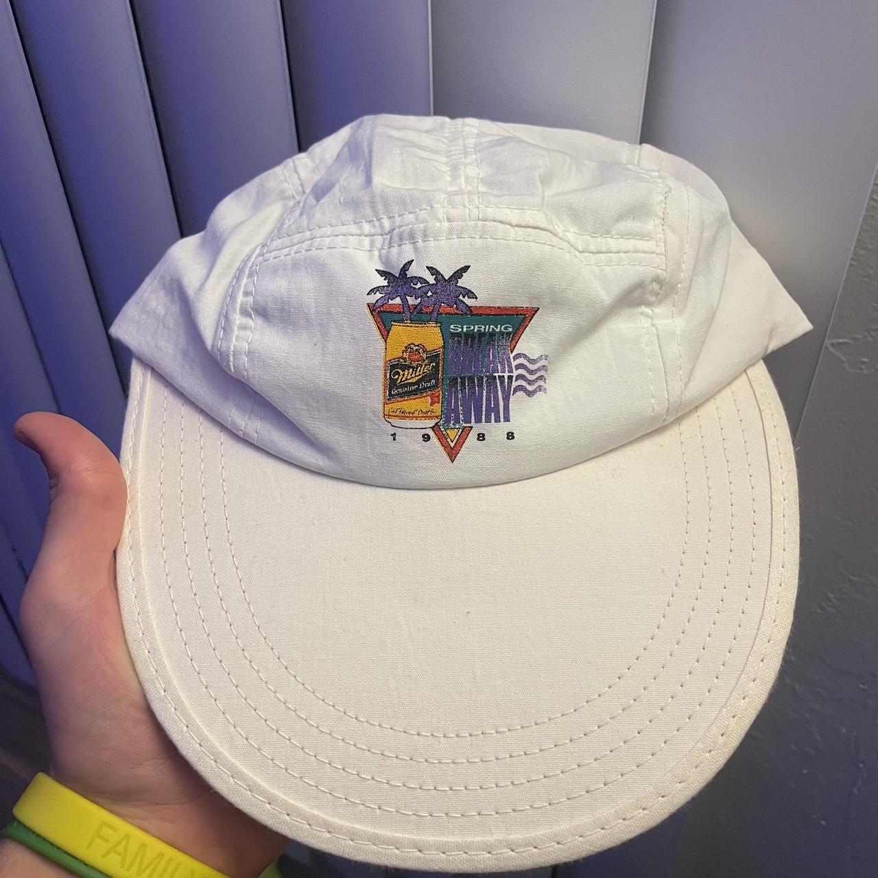 Miller Spring Break Away 1988 Long Brim Hat Dope... - Depop
