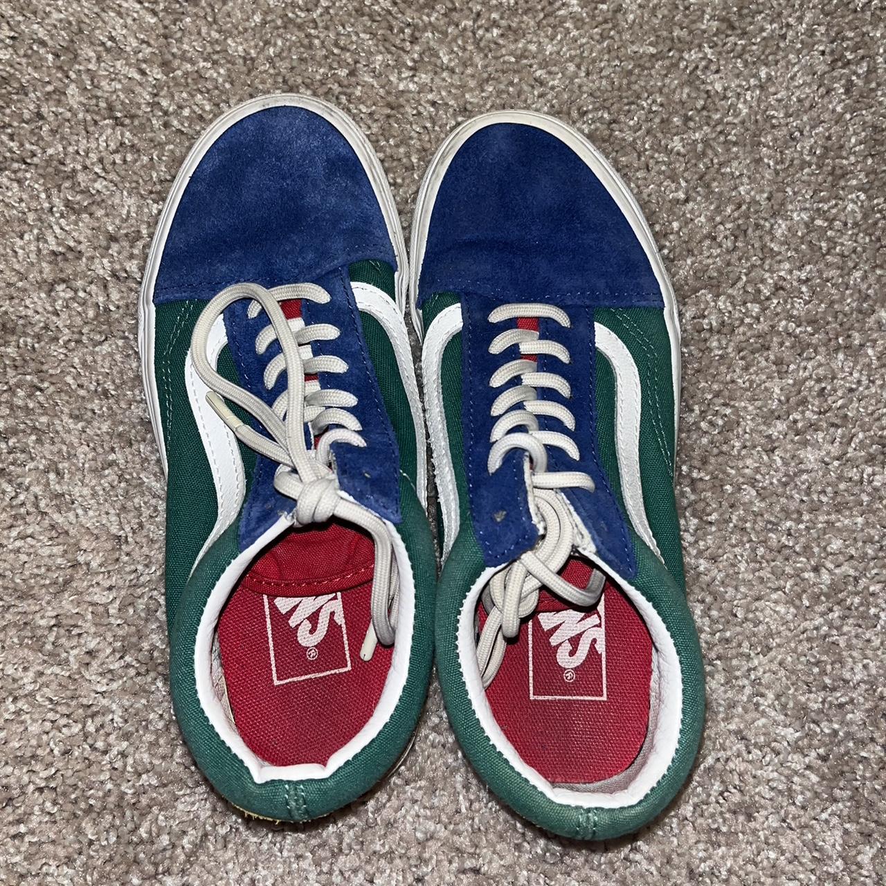 color block vans Men's size 4 Women's size 5.5... - Depop