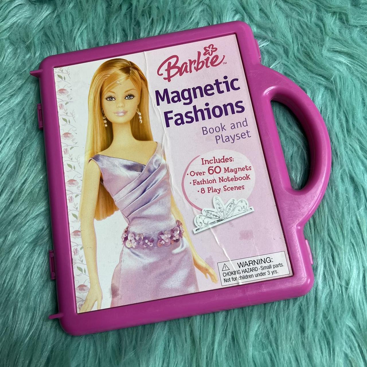 Y2K Barbie Magnetic Fashion Book & Playset circa... - Depop