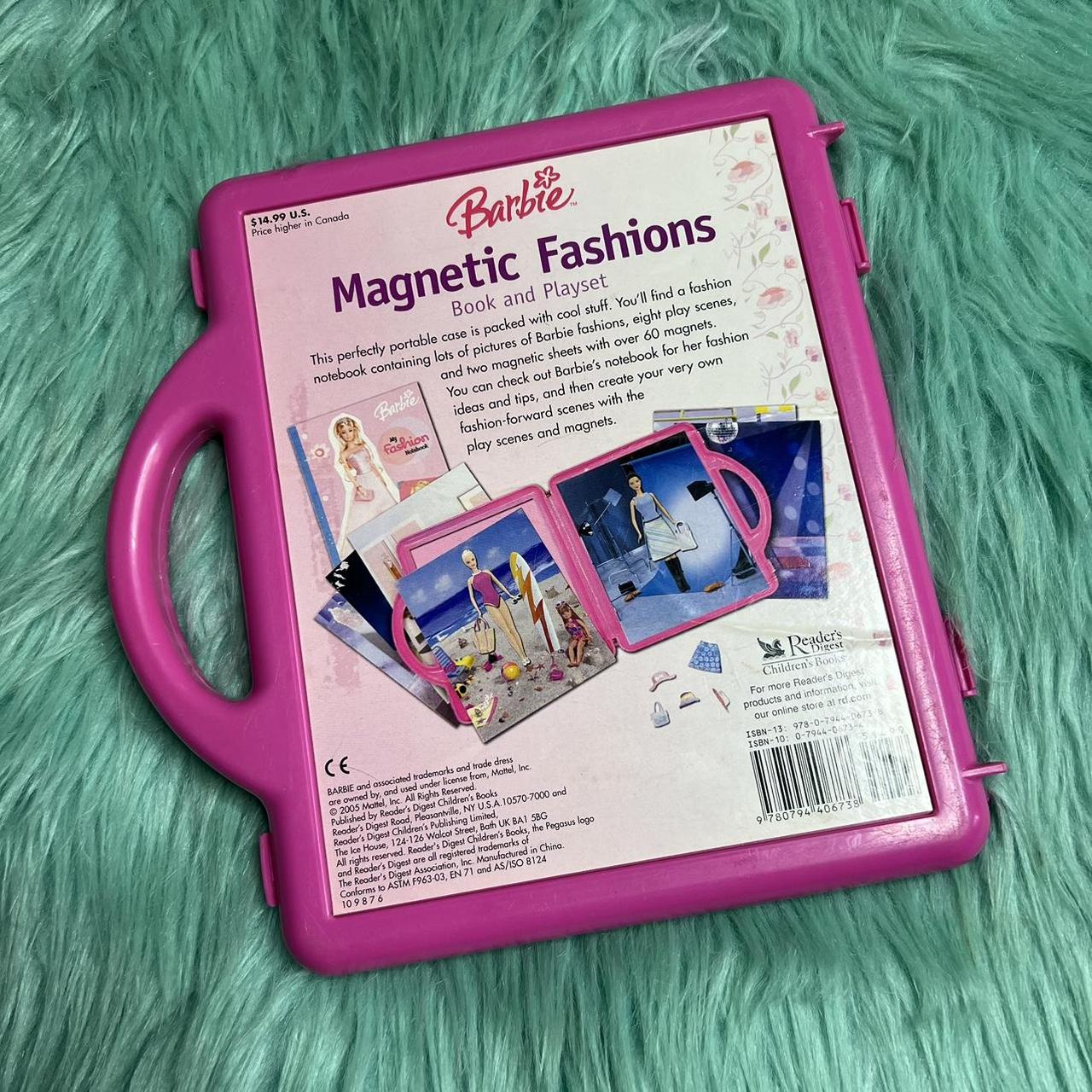 Y2K Barbie Magnetic Fashion Book & Playset circa... - Depop