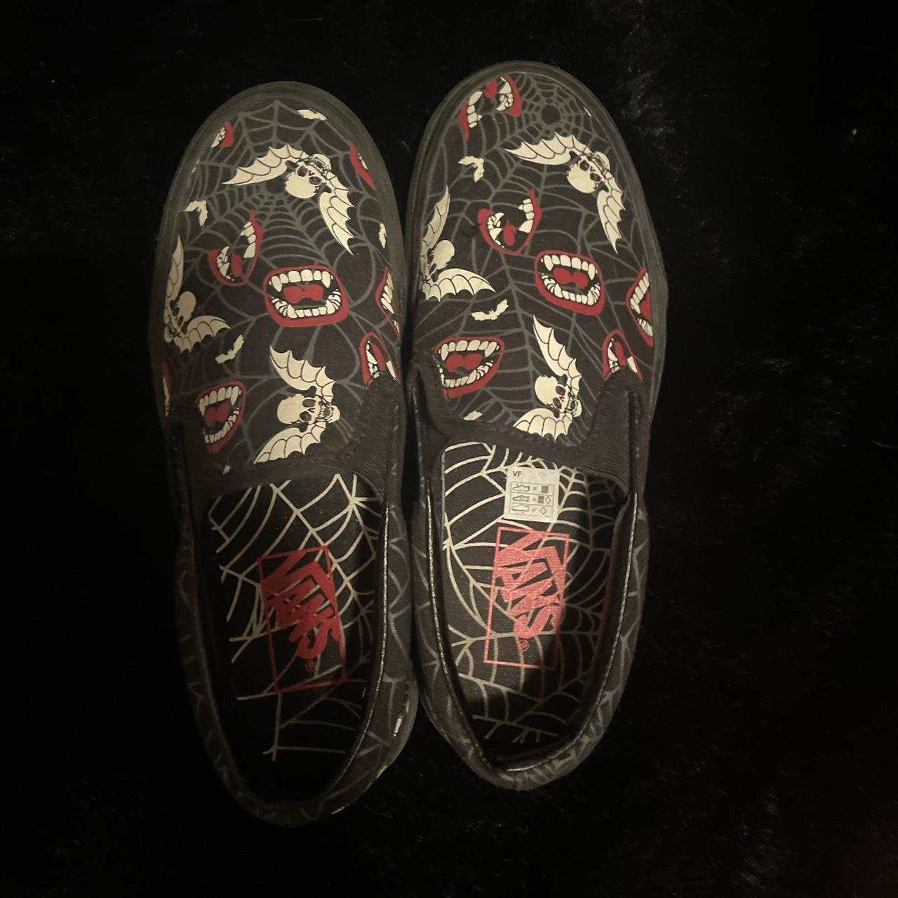 Cute halloween vampire bite vans! I bought them... - Depop