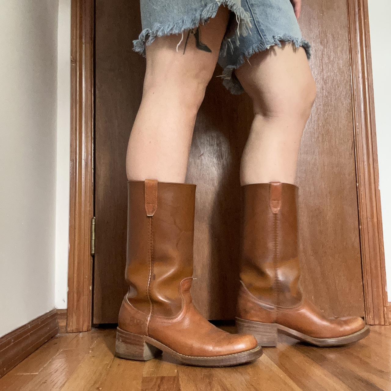 Dingo Leather Campus Boots Beautiful Perfectly Worn Depop