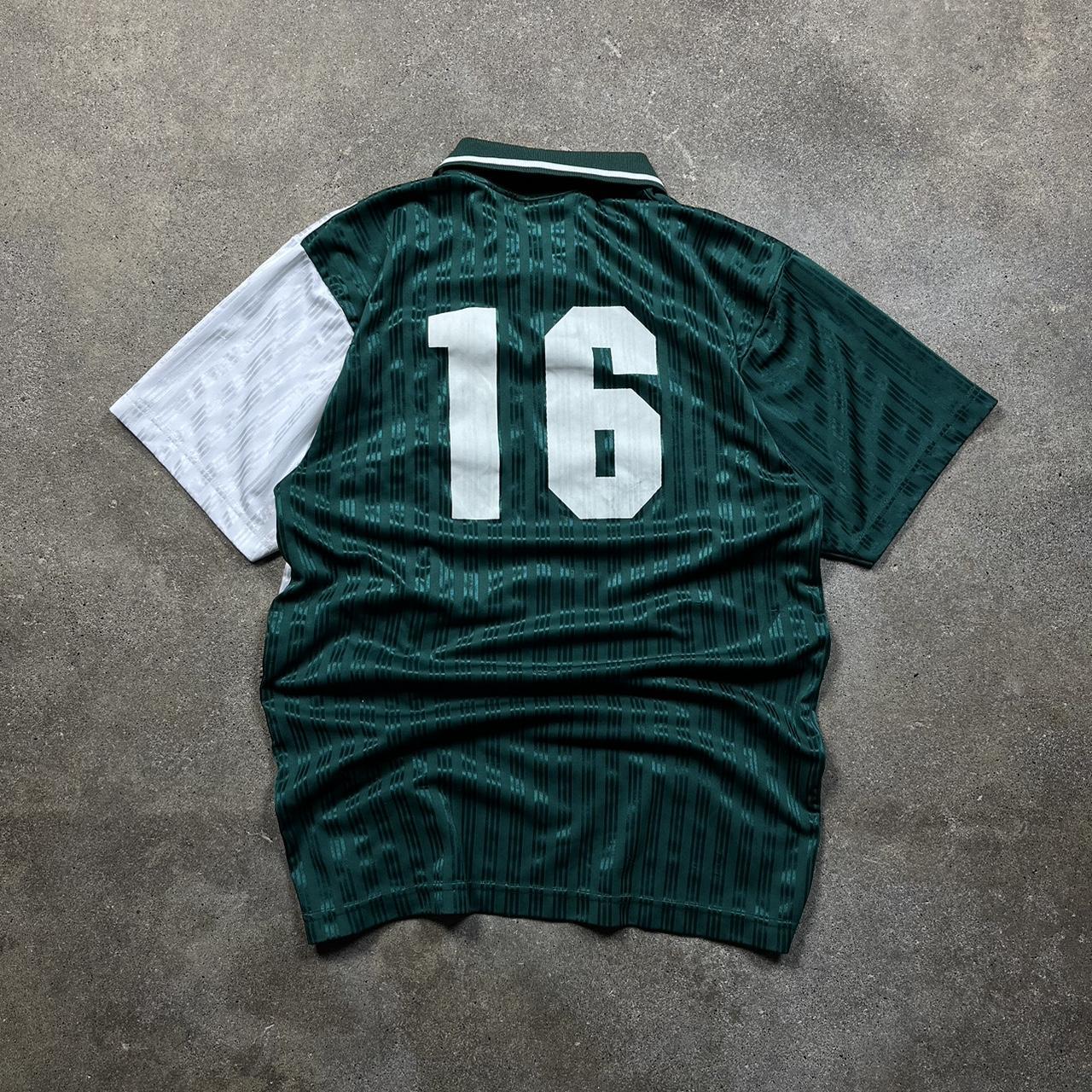 90s adidas soccer jersey size M p2p: 19’’ length:... - Depop