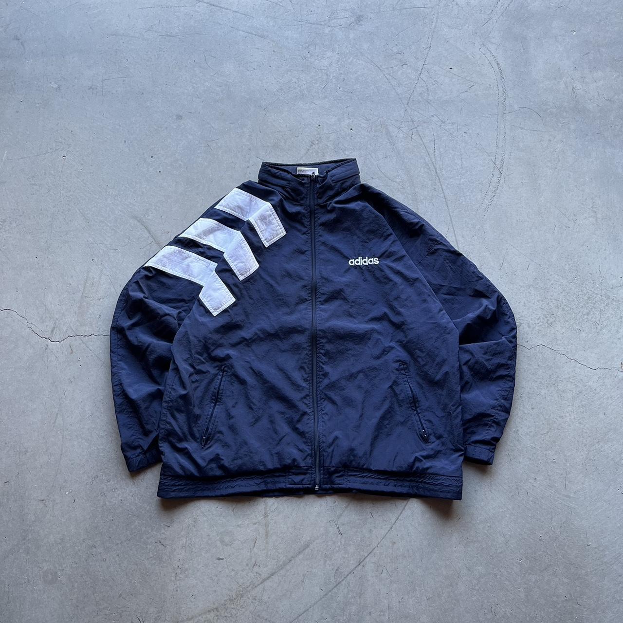 vintage 80s adidas windbreaker p2p: 26’’ length:... - Depop