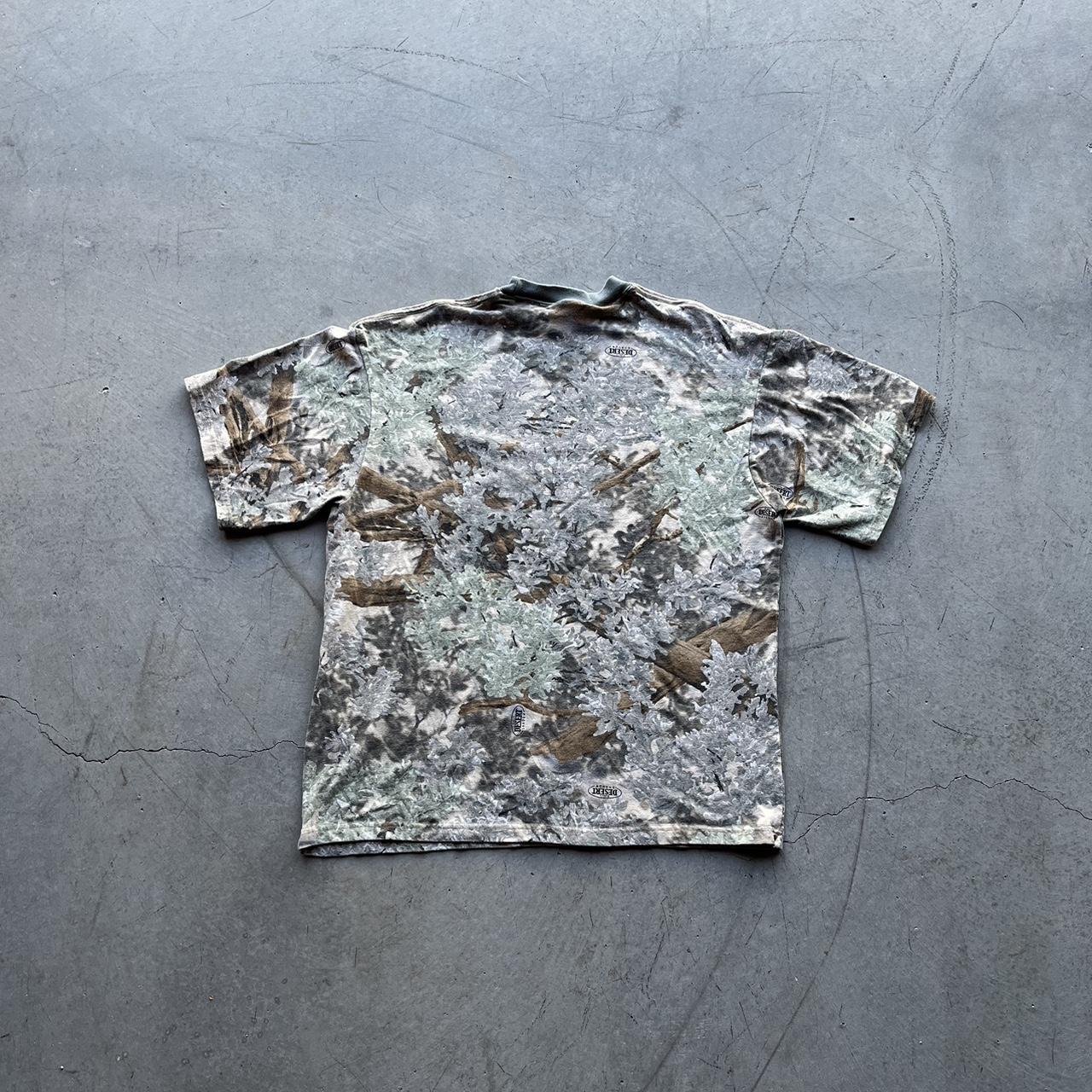 vintage camo pocket t shirt p2p: 22’’ length:... - Depop