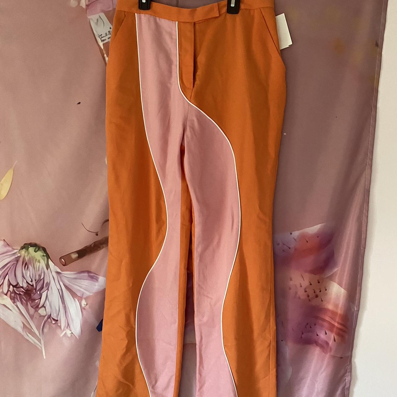 Ahluwalia Madhu Colorblock Trousers Size 10 Retail $600 - Depop