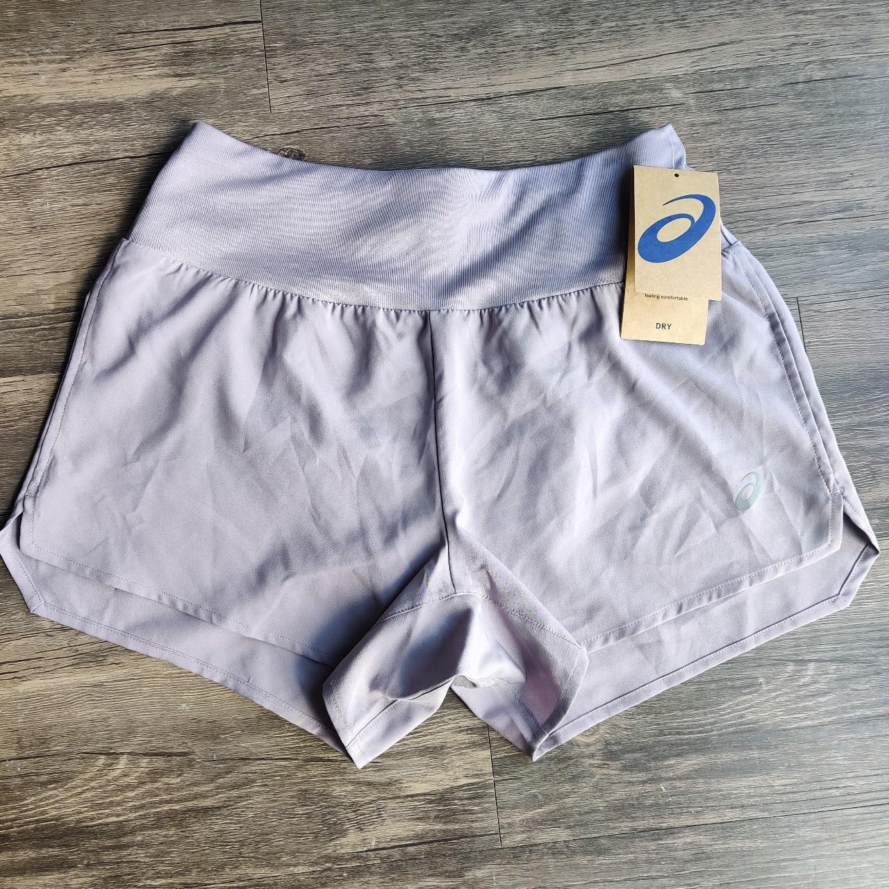 Asics new with tags lavender shorts! Original... - Depop