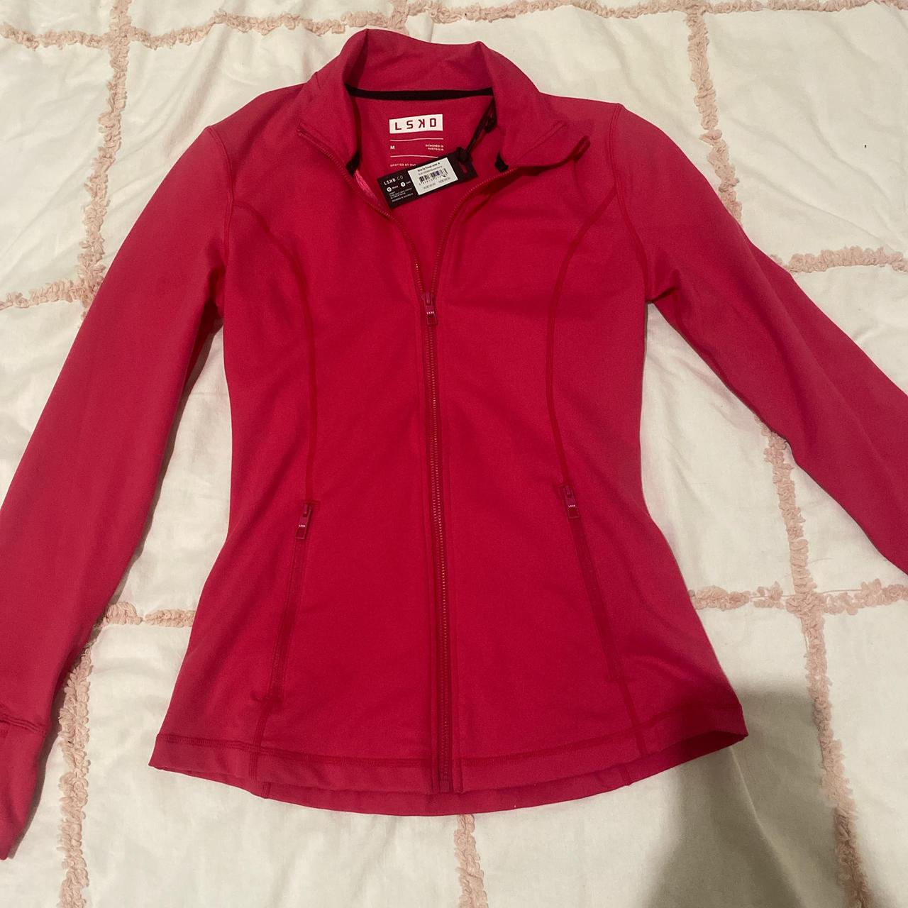BRAND NEW LSKD boysenberry active jacket Sold out... - Depop
