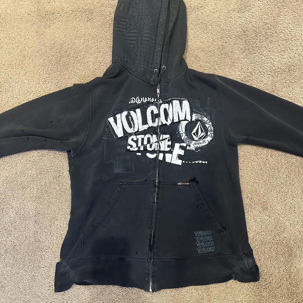 Vintage Volcom Skater Hoodie -Great condition -... - Depop