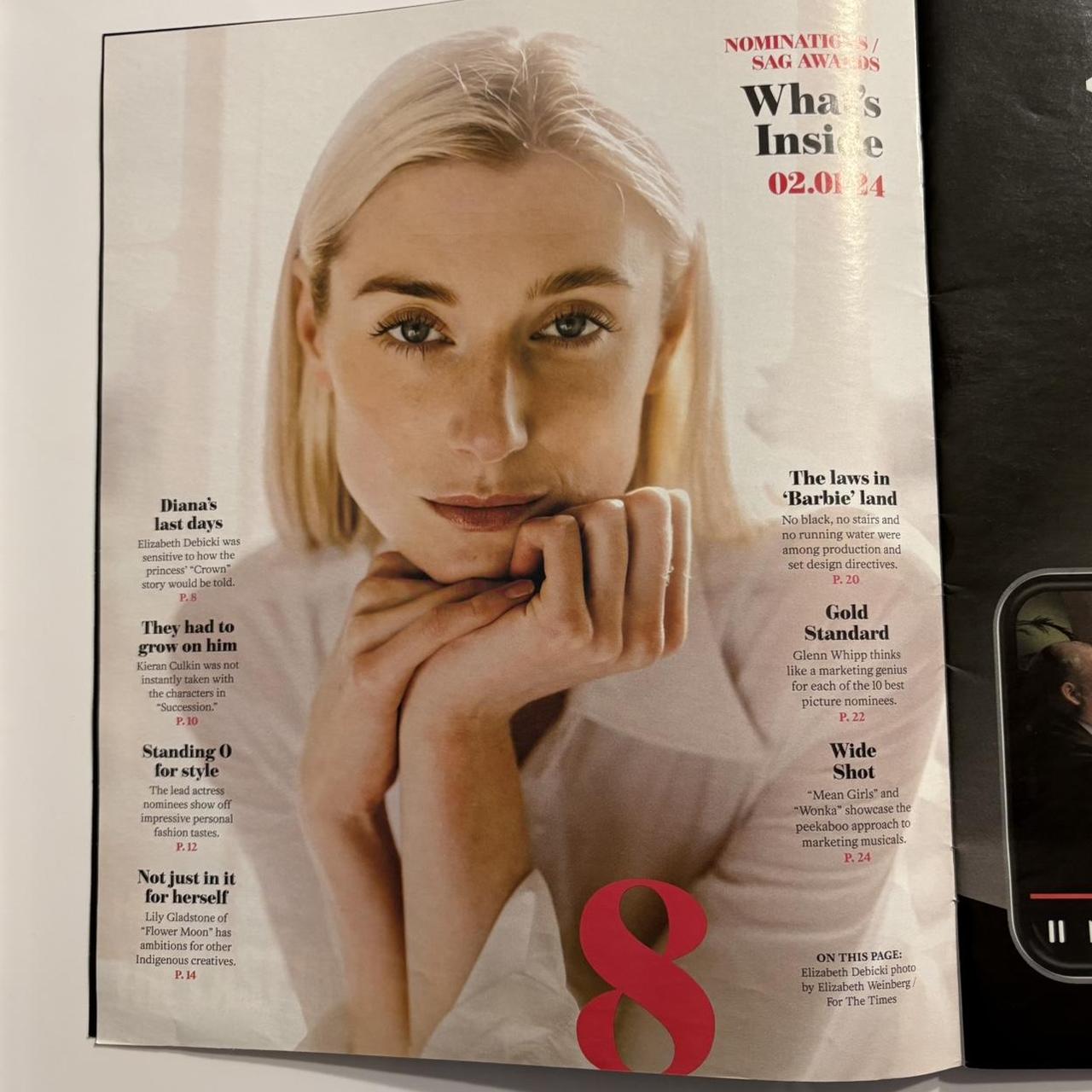 Lily Gladstone Magazine Elizabeth... - Depop