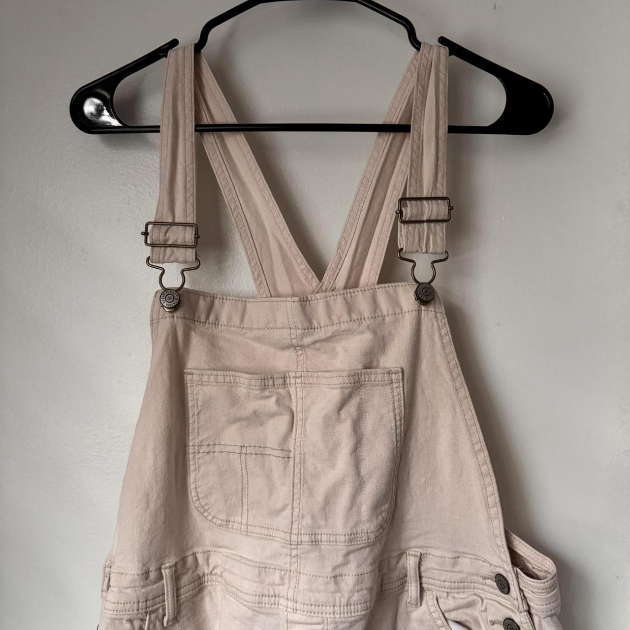 CREAM OVERALLS -Sonoma brand -flattering fit for... - Depop