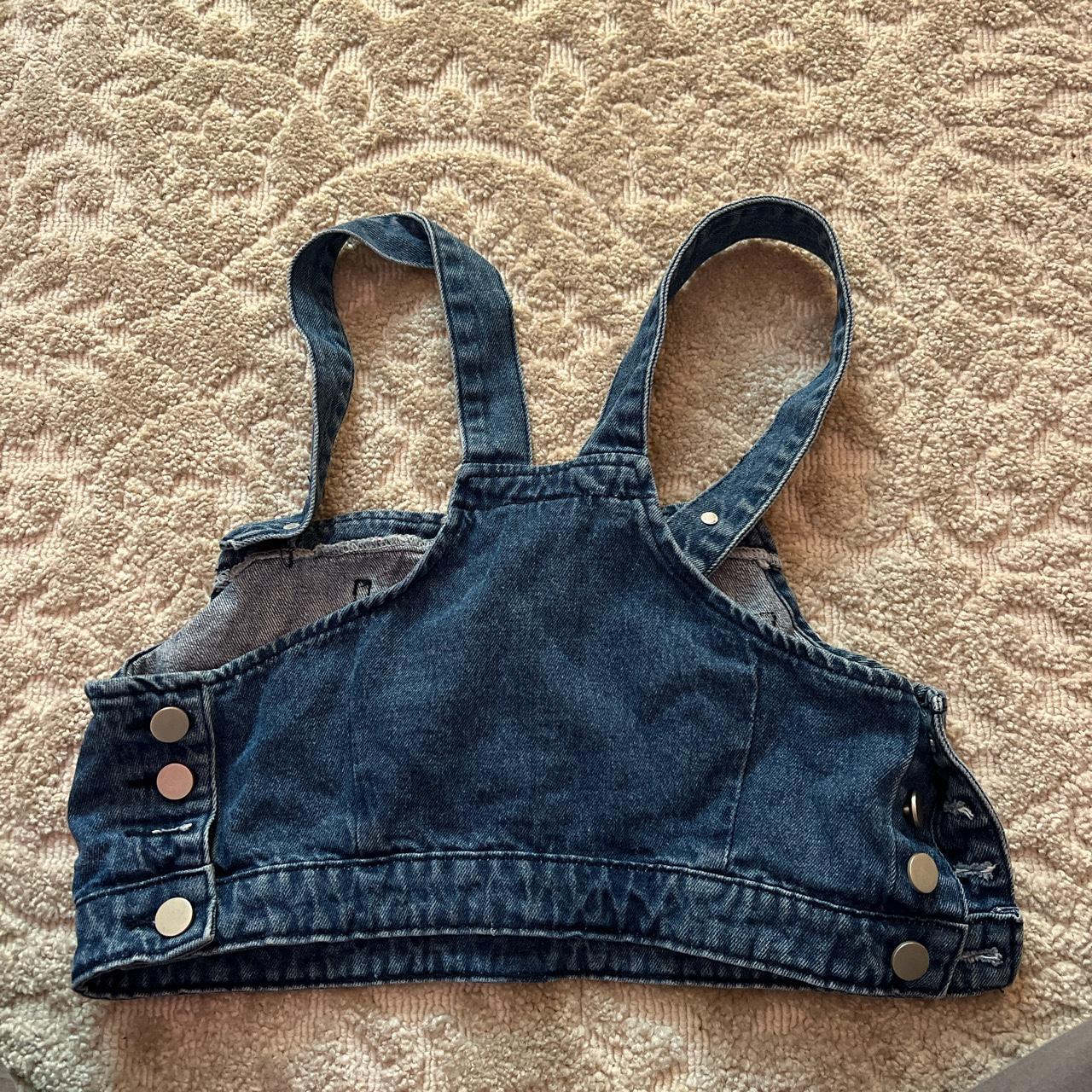 Denim top - Depop