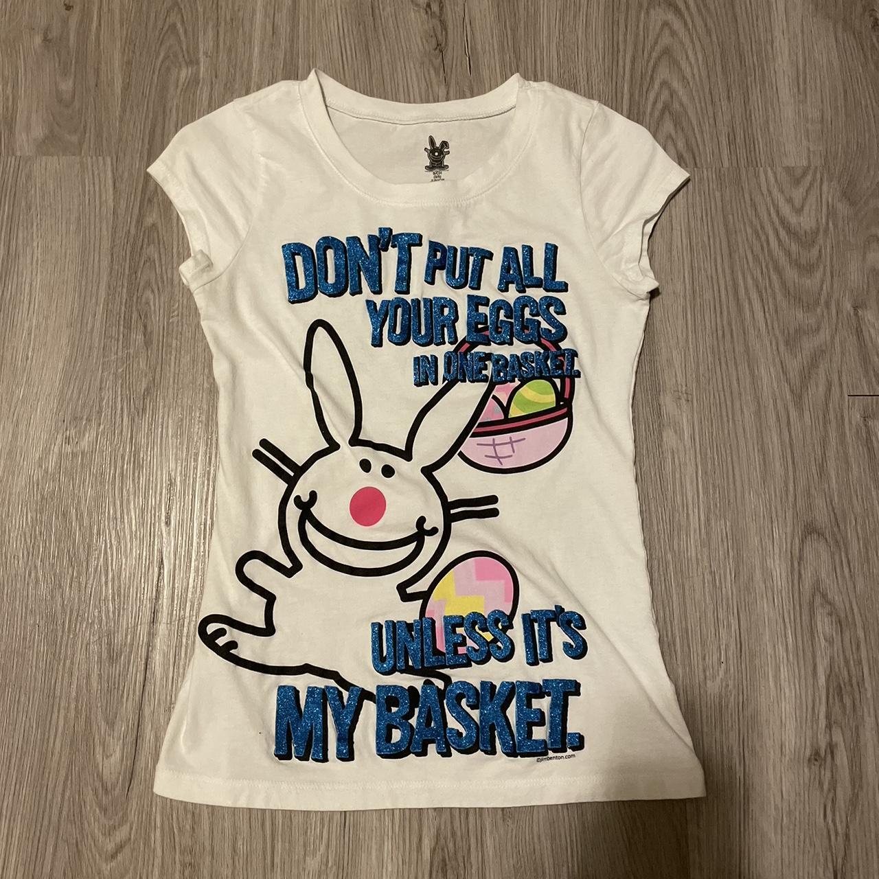 2000s happy bunny shirt size small - no flaws US... - Depop