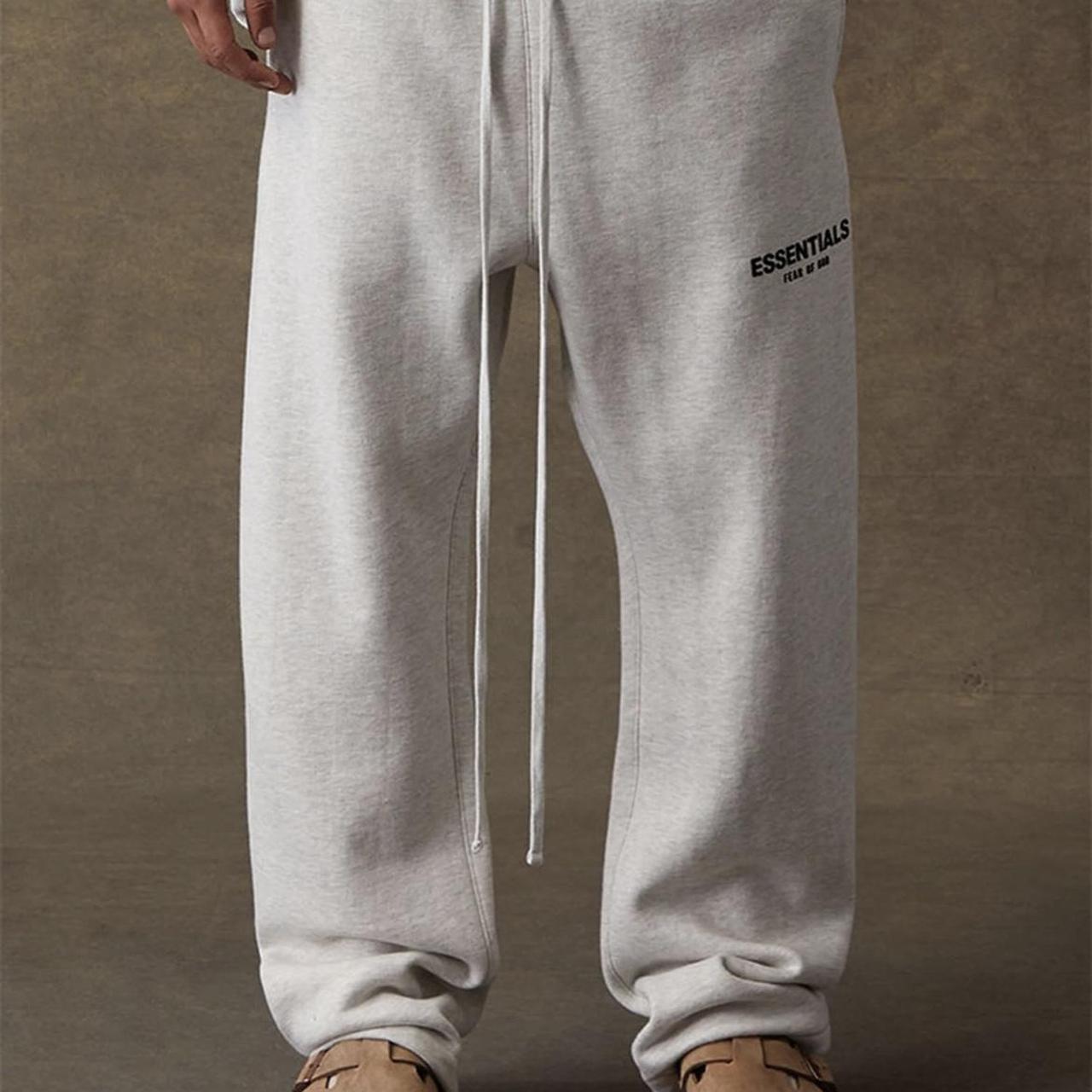 NEW Essentials Fear Of God Light Oatmeal Relaxed... - Depop