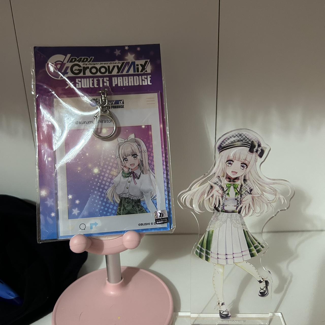 d4dj kurumi shiratori bundle groovy mix keychain and... - Depop