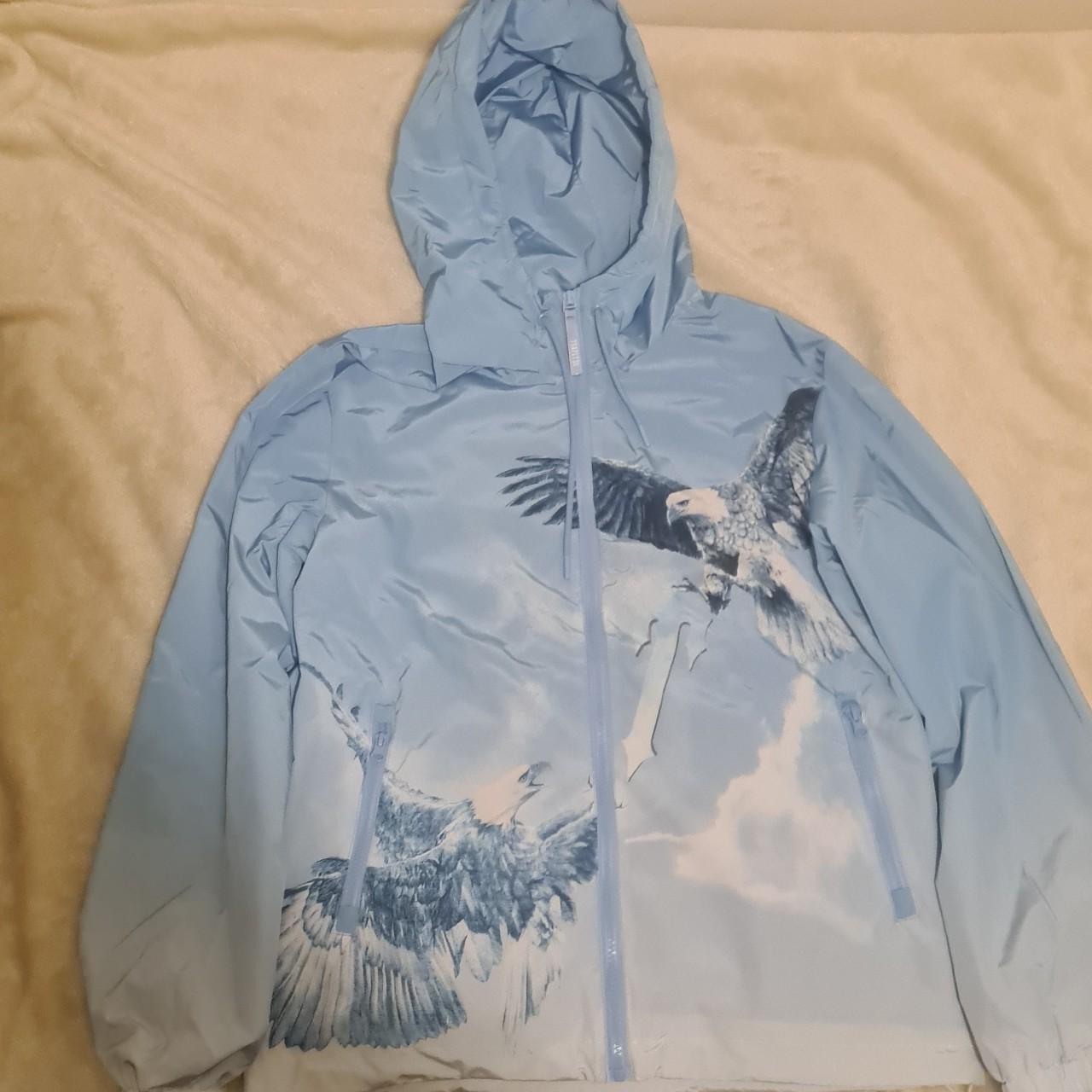 Trapstar Eagle Windbreaker Blue New never worn with... - Depop