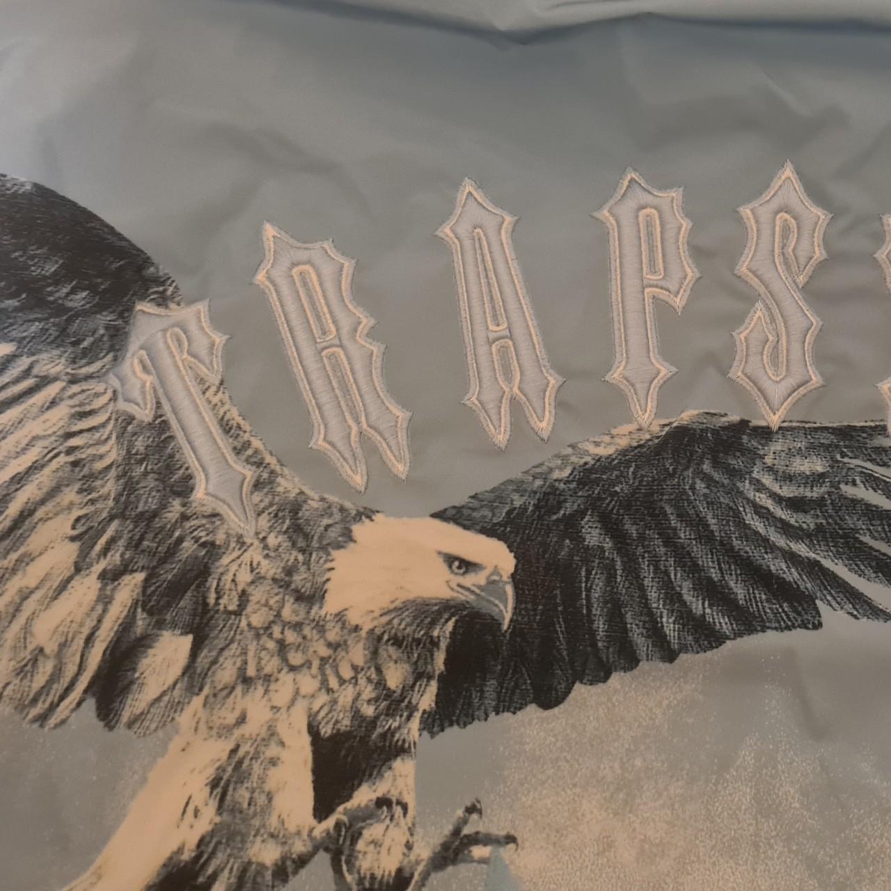 Trapstar Eagle Windbreaker Blue New never worn with... - Depop