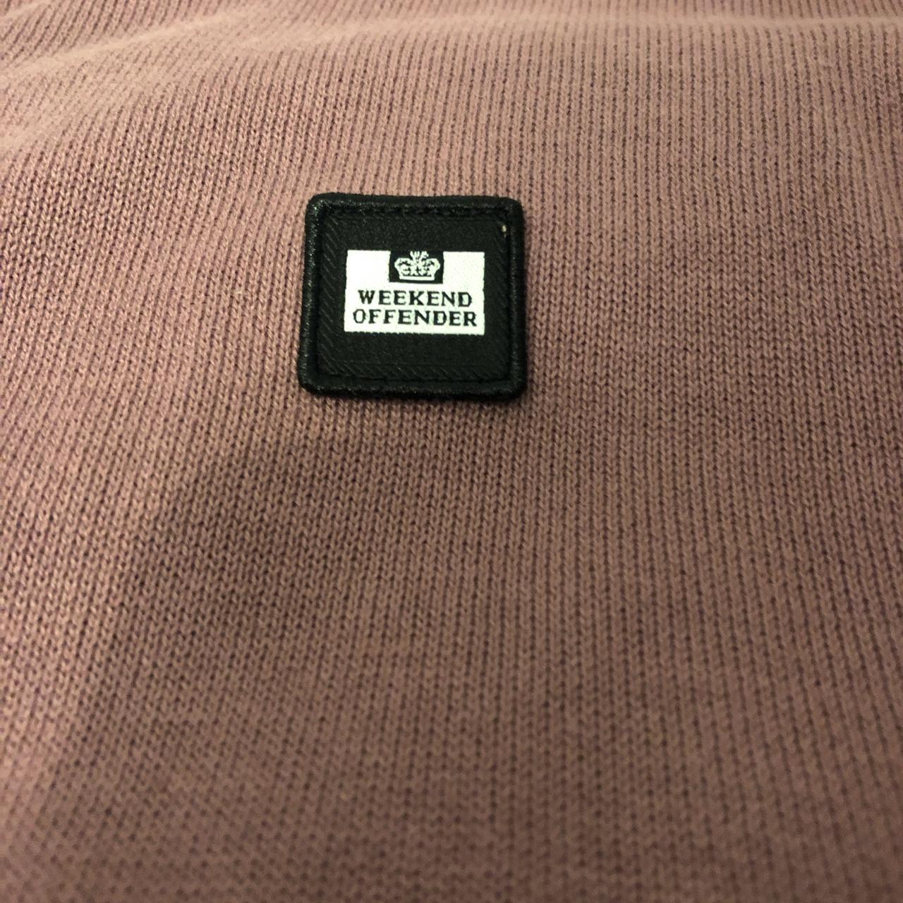 Small pink weekend offender knit Size small but... - Depop