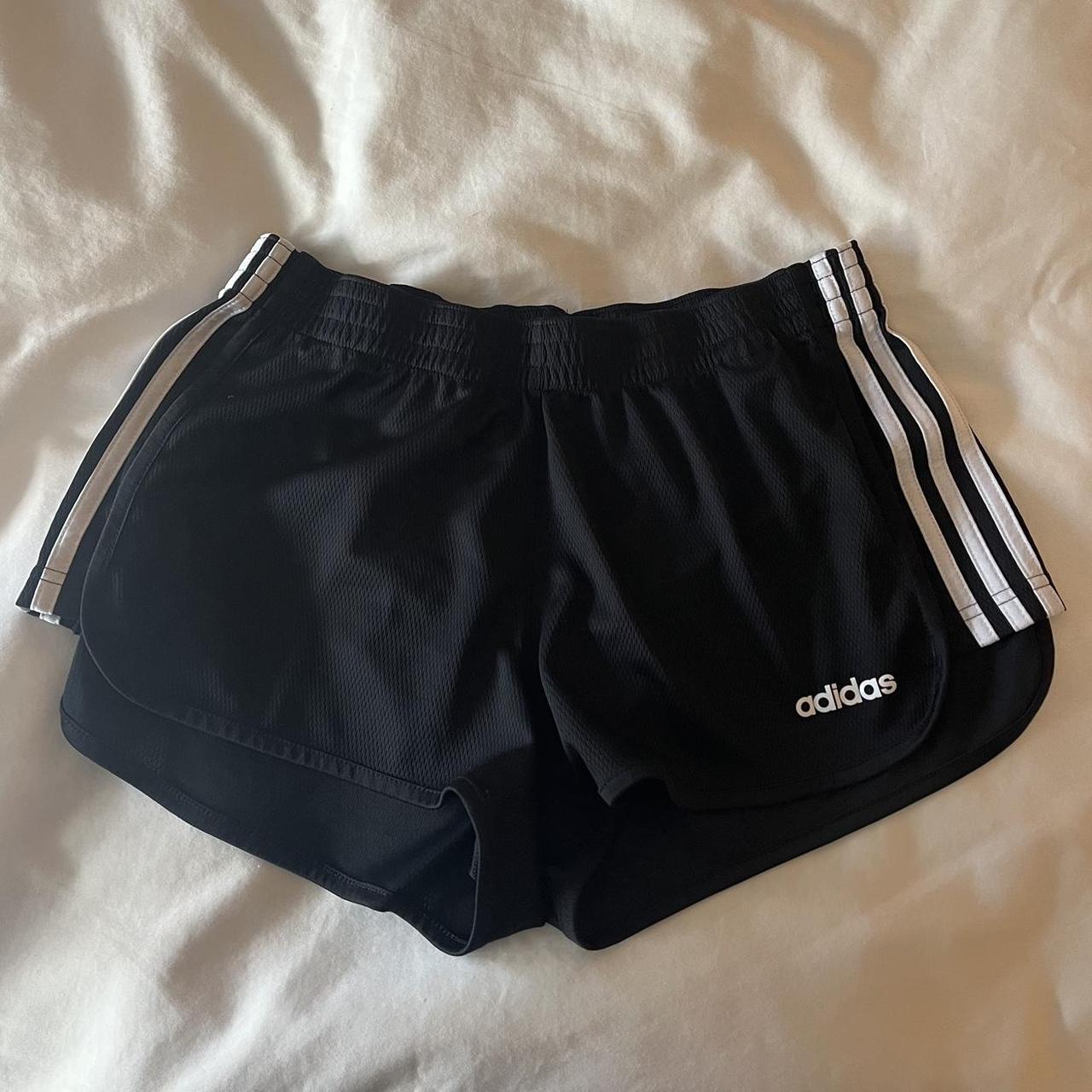 Medium black Adidas shorts - Depop