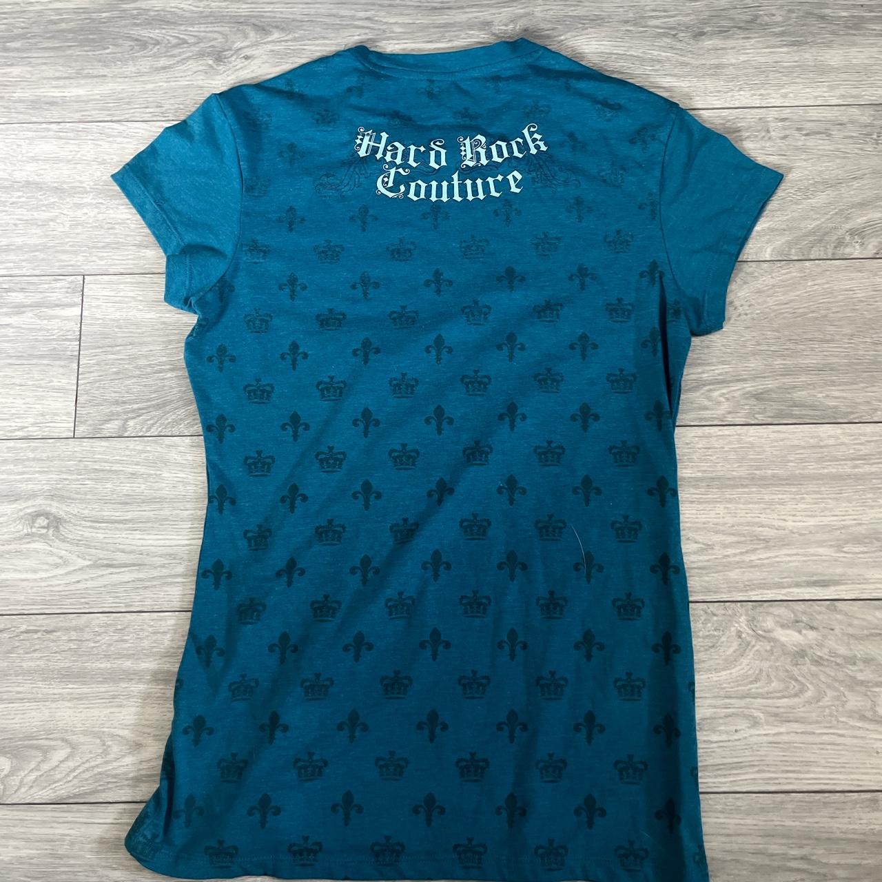 Affliction Men's Blue T-shirt | Depop