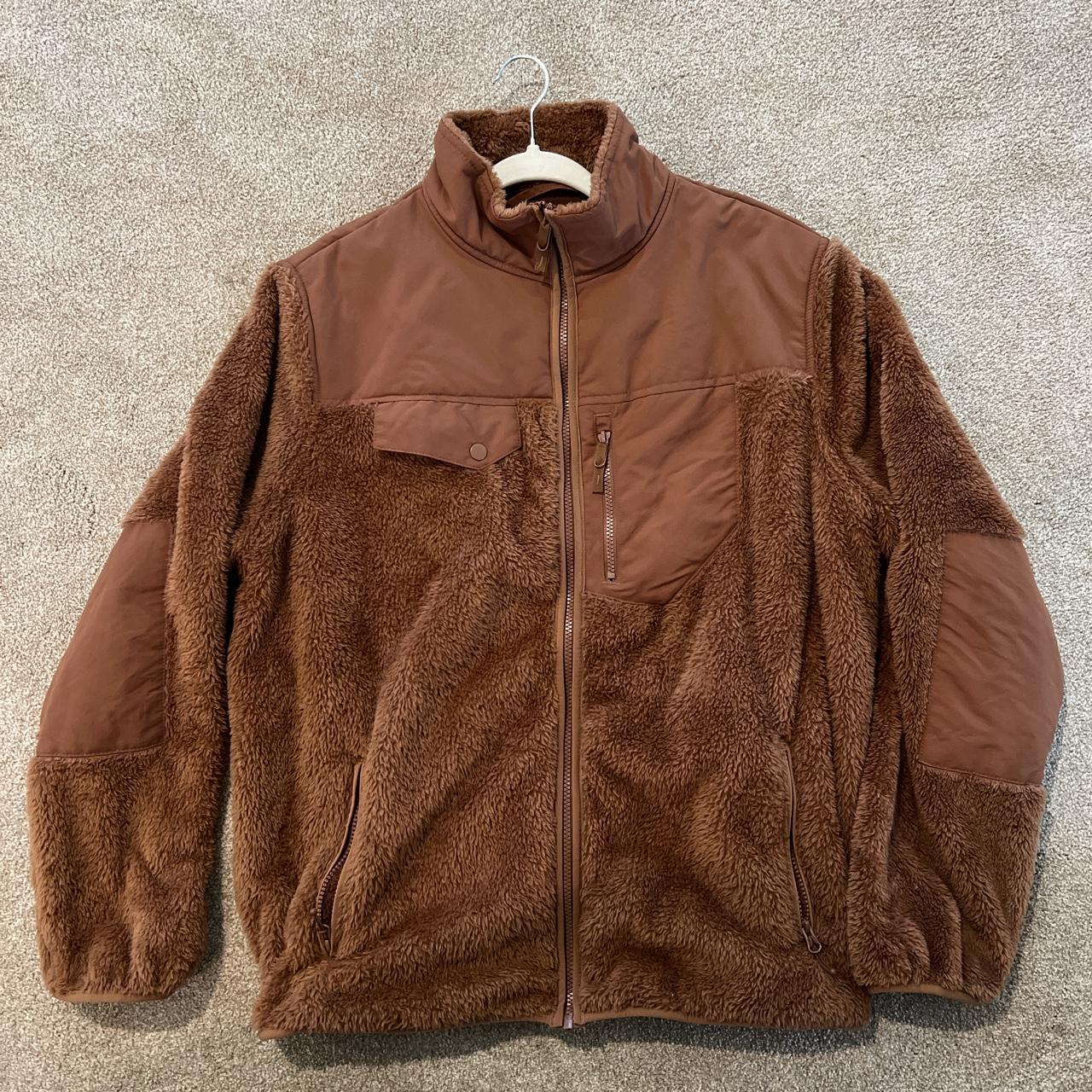 GOODFELLOW FUZZY JACKET Size: XL Condition: Like... - Depop
