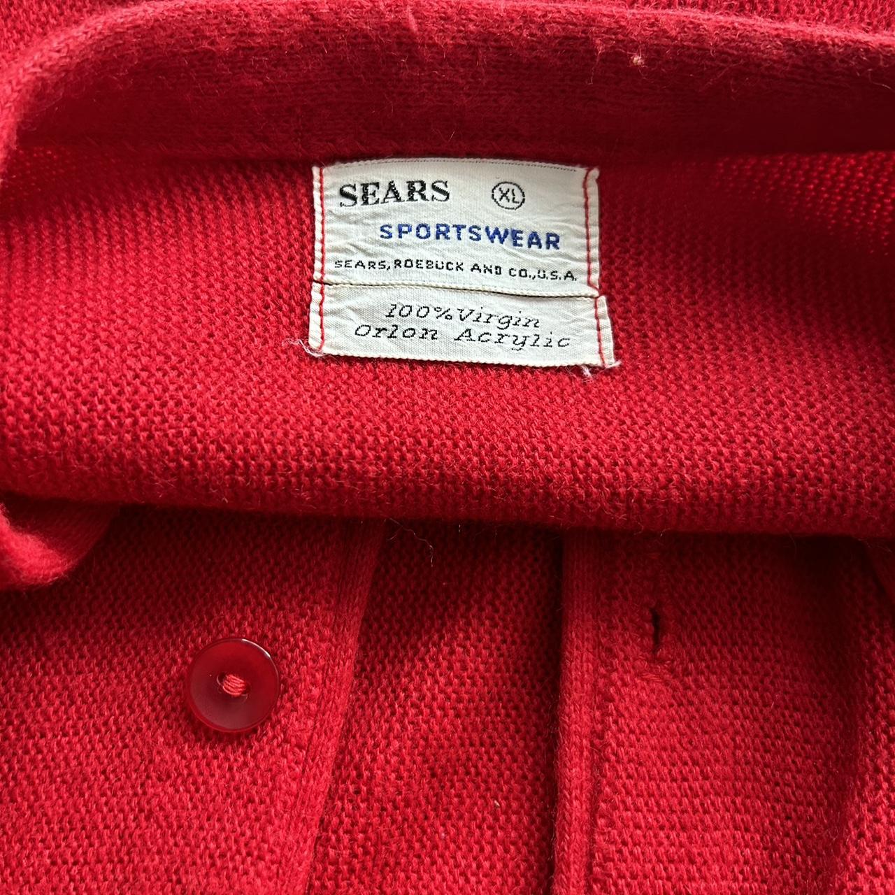 Sears Men's Red Cardigan | Depop