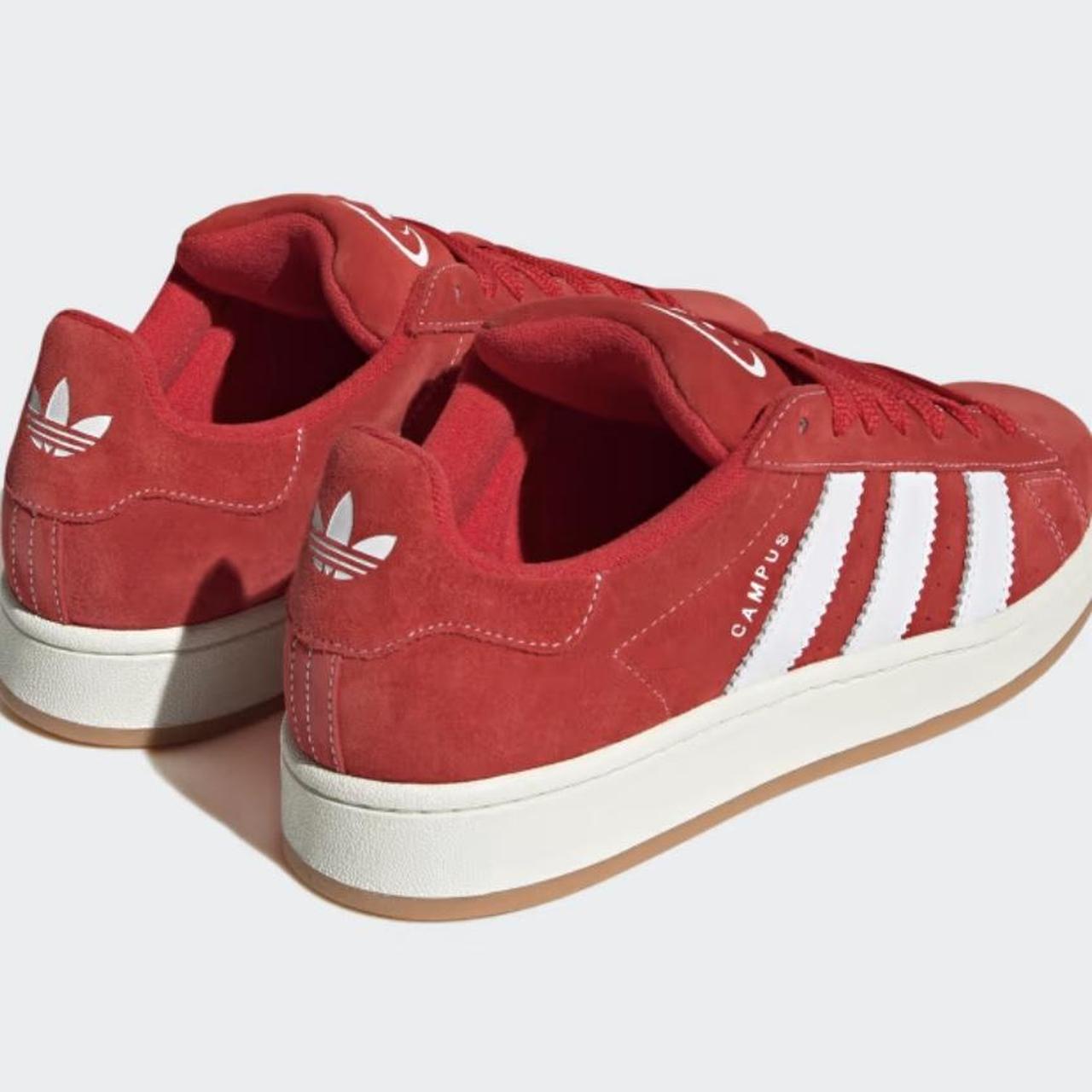 red adidas campus 00s size W 8.5 worn 6-10x, very... - Depop