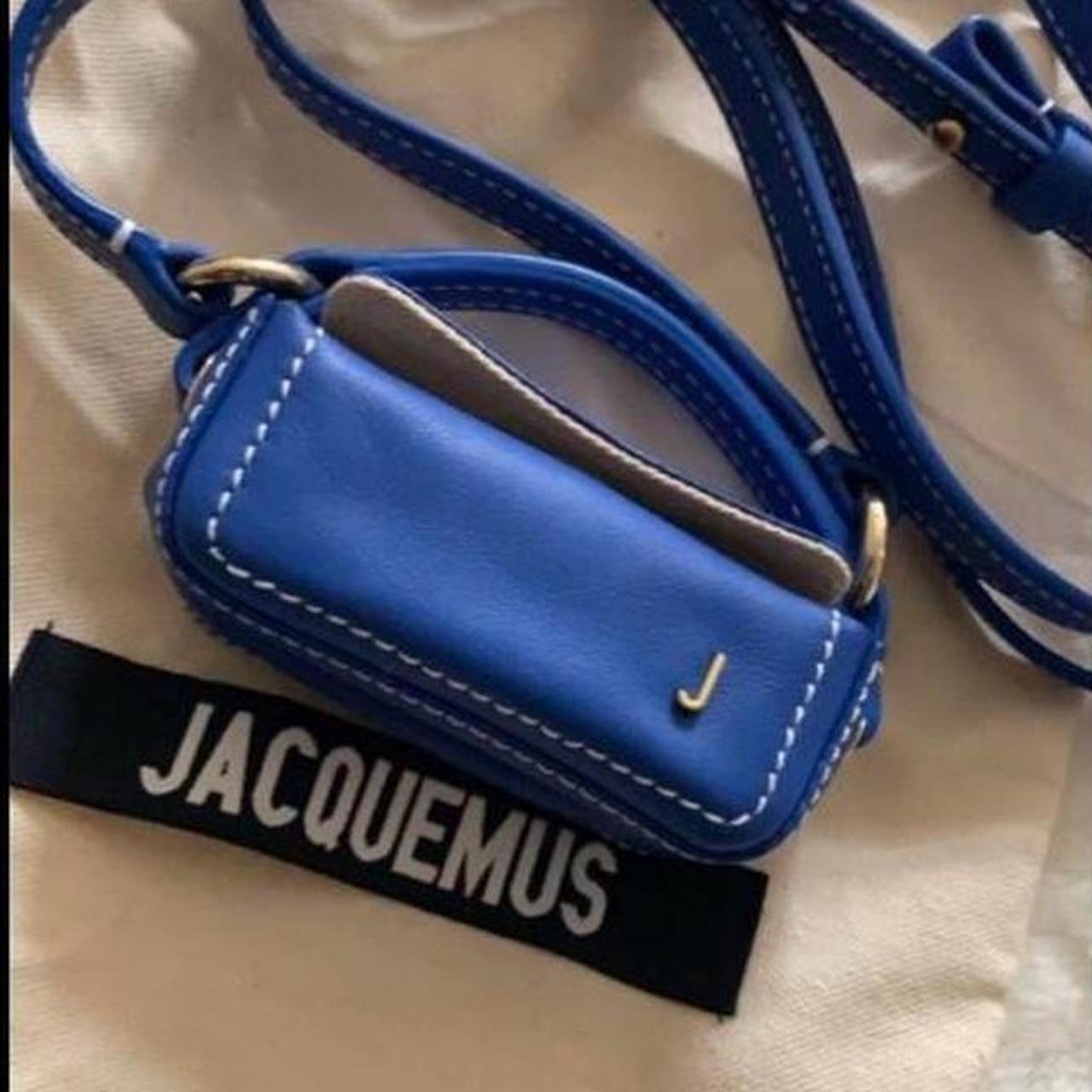 Jacquemus blue le Nani mini bag - Depop