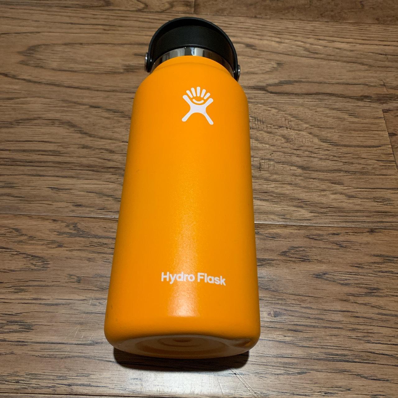 Used - Hydro Flask 32oz in an Orange Color - Depop