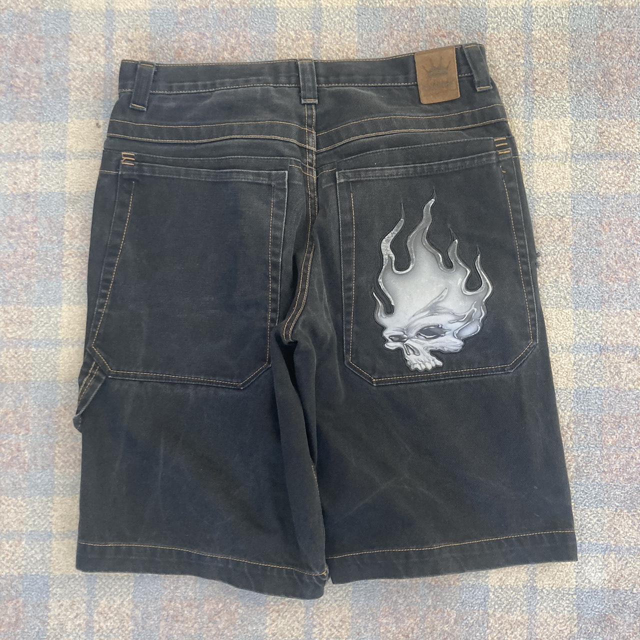 Jnco Skull Jorts Jnco Skull Jorts size 34... - Depop