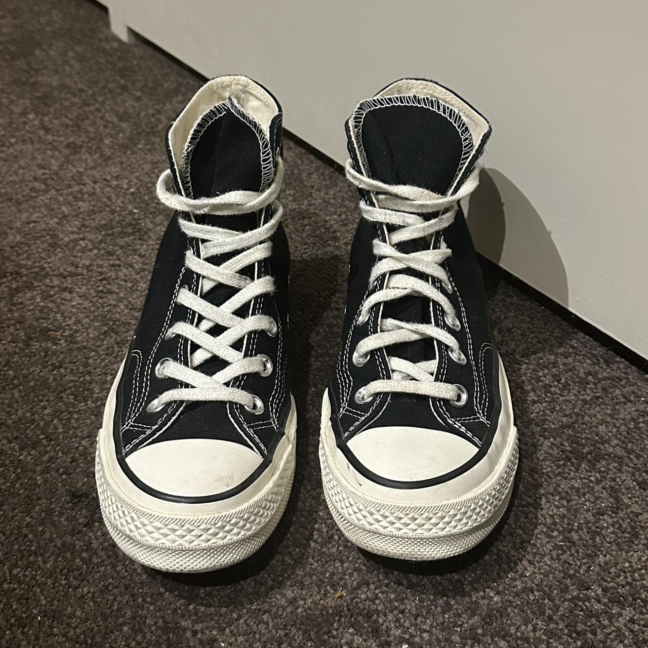 Converse high tops Great condition - minor scuff... - Depop