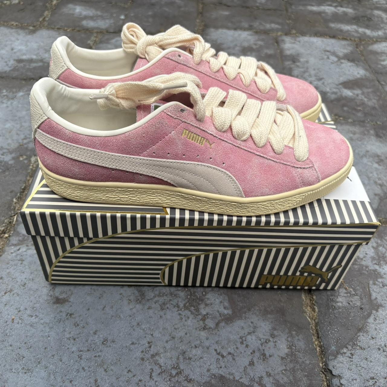 The Puma Suede Rhuigi B Boy is a low-top sneaker... | Depop