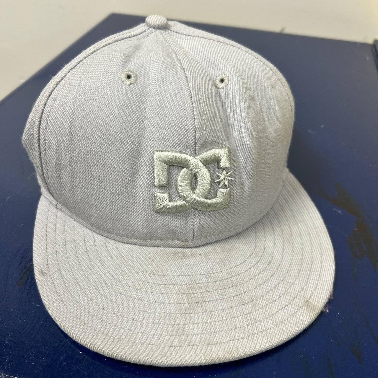 DC hat all grey pretty cool perfect hat to wear with... - Depop