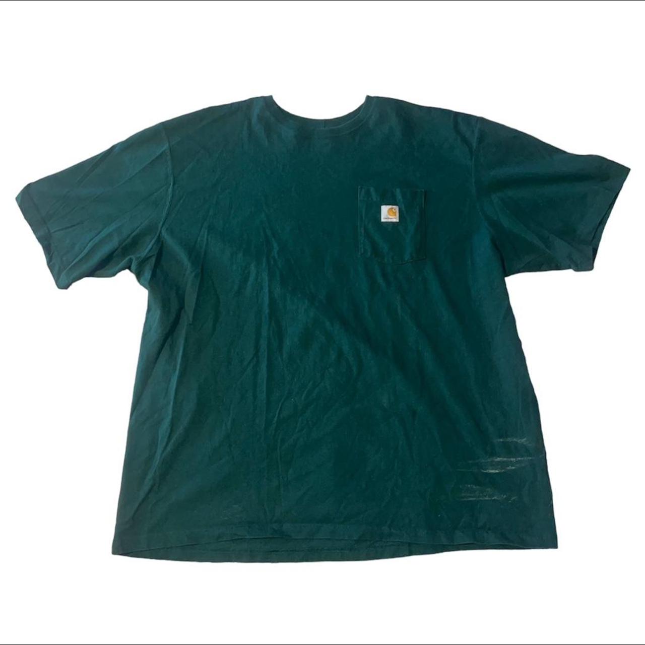 Carhartt Men's Green T-shirt | Depop