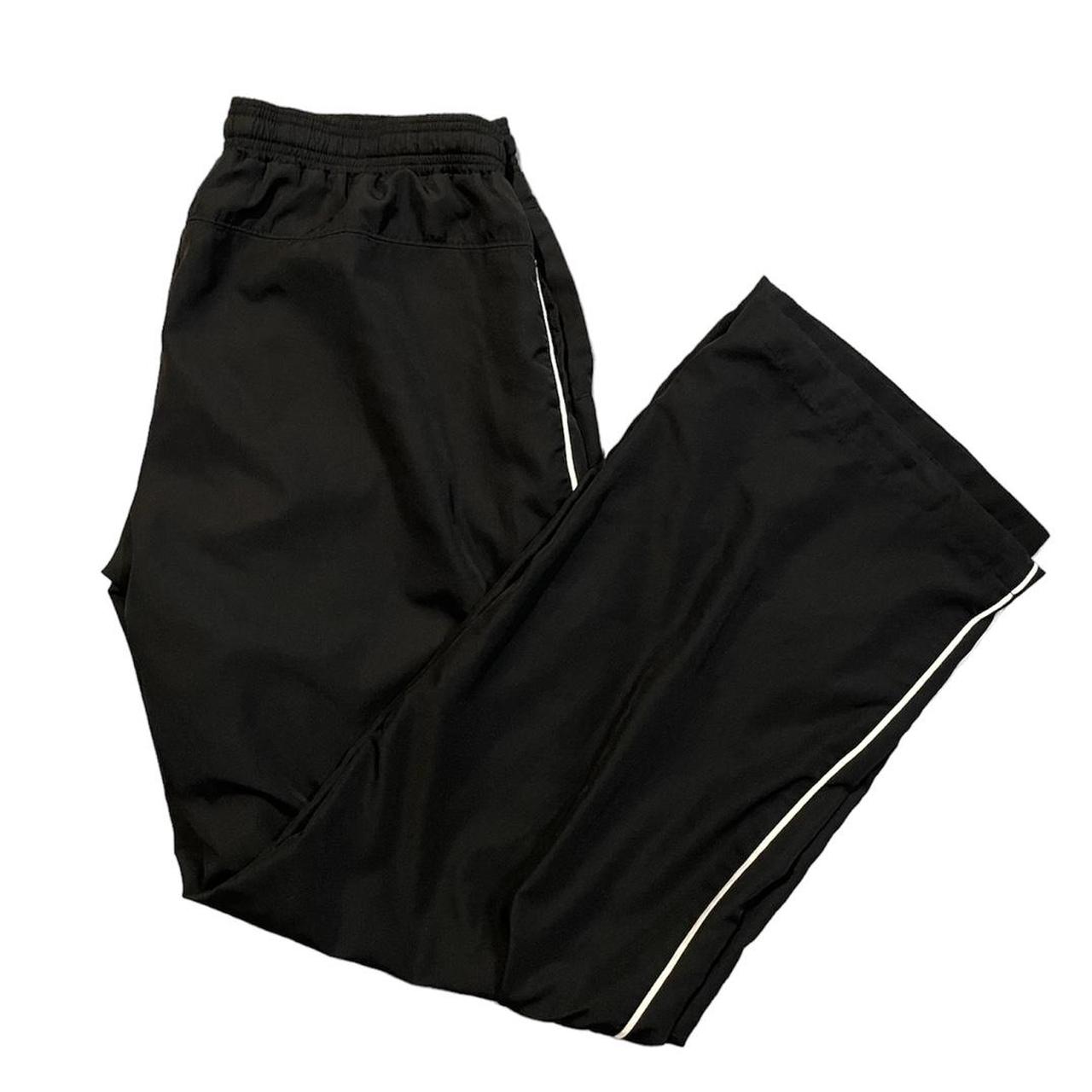 Nike Black & White Sweats 100% Polyester - Size:... - Depop