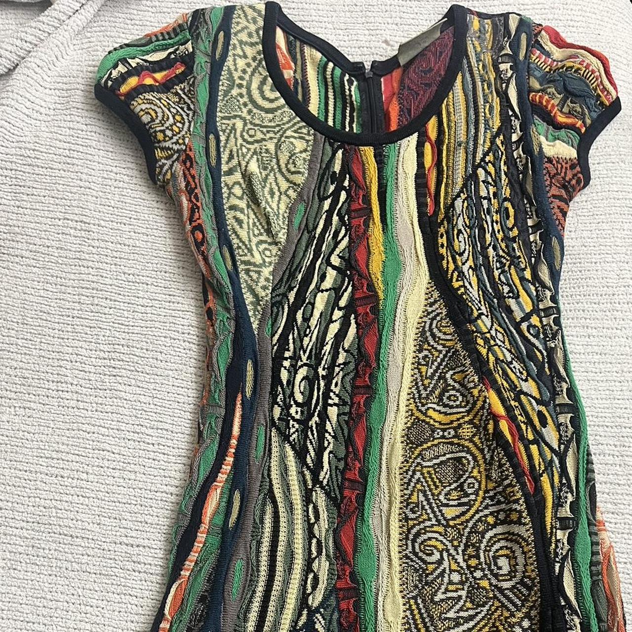 COOGI DRESS - authentic has rips and pulls on a few... - Depop
